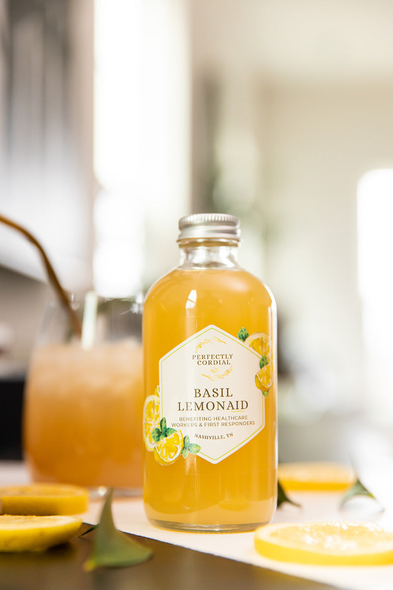 Basil Lemonaid Cocktail & Mocktail Mixer – Perfectly Cordial